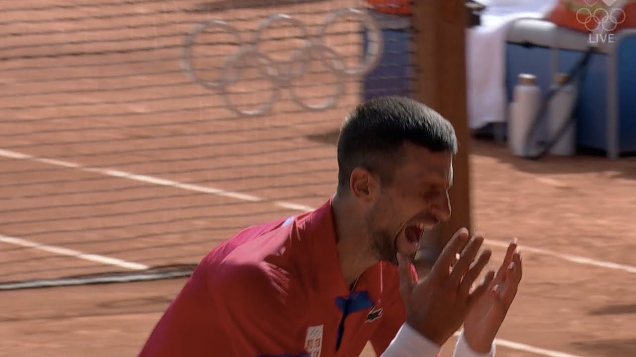 Djokovic Vs Alcaraz Tennis Final Highlights | Djokovic Gold Medal ...