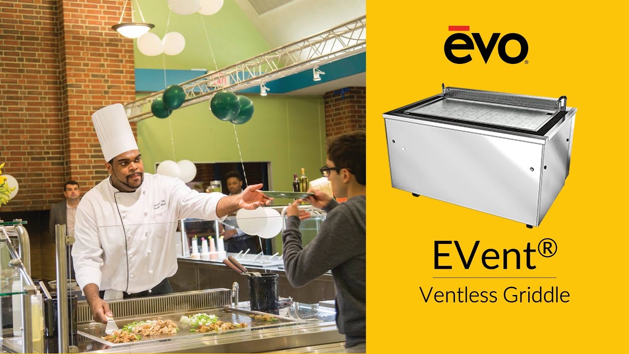 Evo EVent Ventless Griddle - YouTube