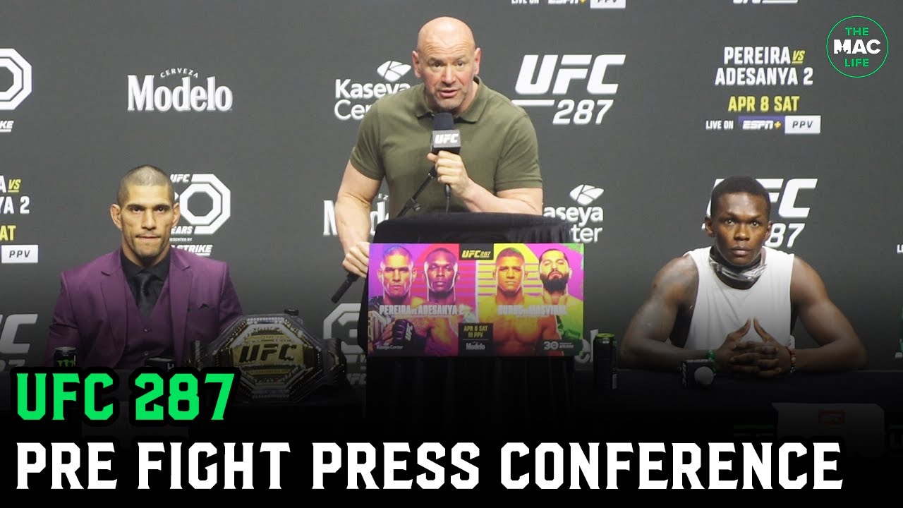 UFC 287: Pre-Fight Press Conference - YouTube