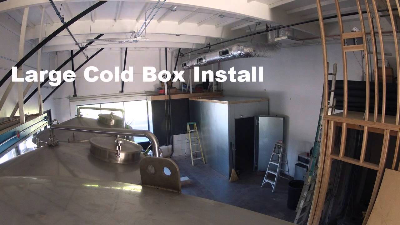 Artifex Brewing Company - Cold Box Install - YouTube