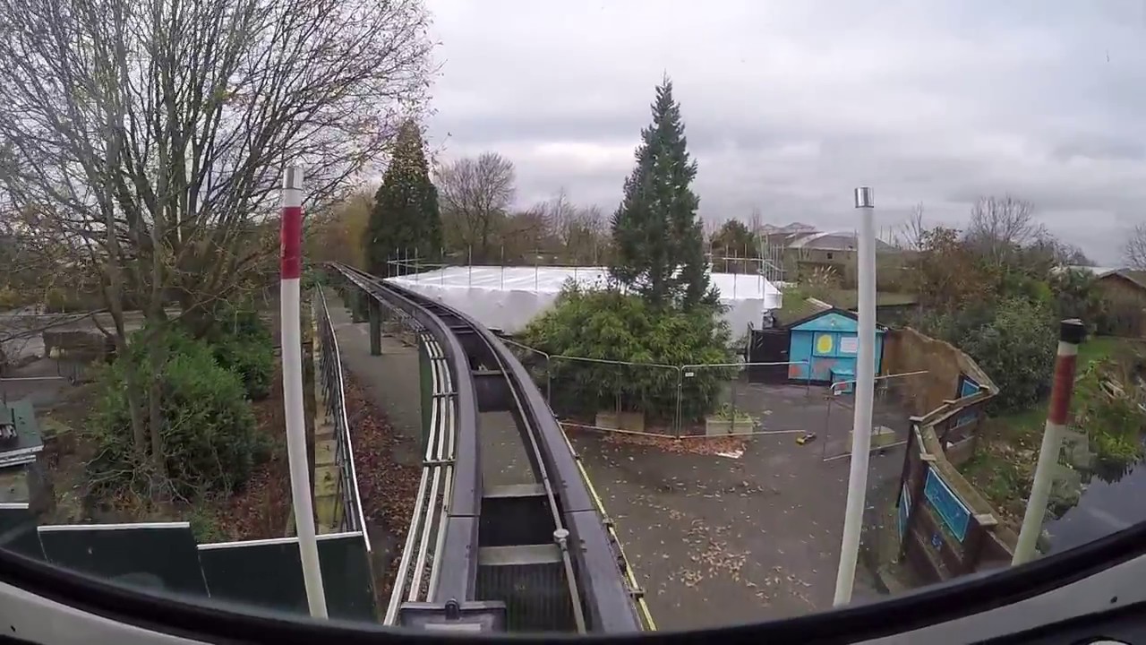 Zoofari Monorail Full On Ride HD POV - Chester Zoo - YouTube
