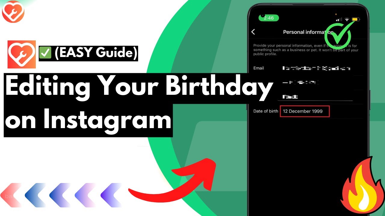 How to Change Your Date of Birth On Instagram (DOB Change INSTA) - YouTube
