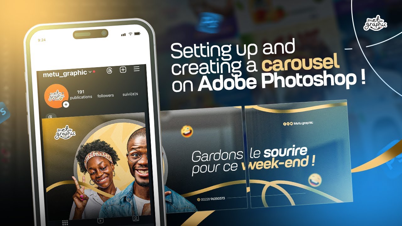 Paramétrer et créer un carrousel sur Adobe Photoshop [Tuto Partie 1 ...