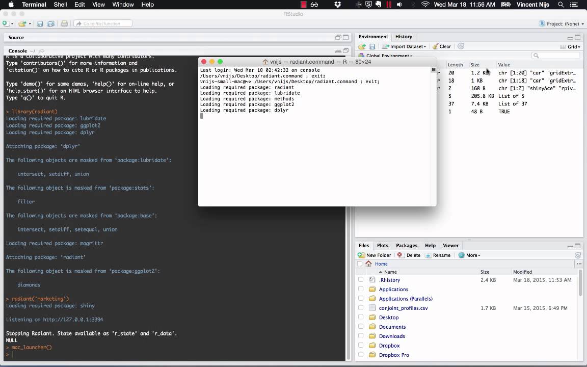Starting (and stopping) Radiant - YouTube