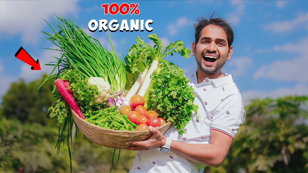 We Grow Organic Fruits And Vegetables - 100% Healthy - YouTube