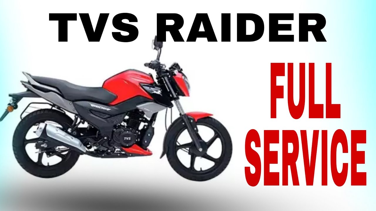 Service हो तो ऐसी | full Service Step By Step | TVS Raider | Engine Oil ...