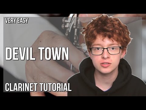 How to play Devil Town by Cavetown on Clarinet (Tutorial) - YouTube