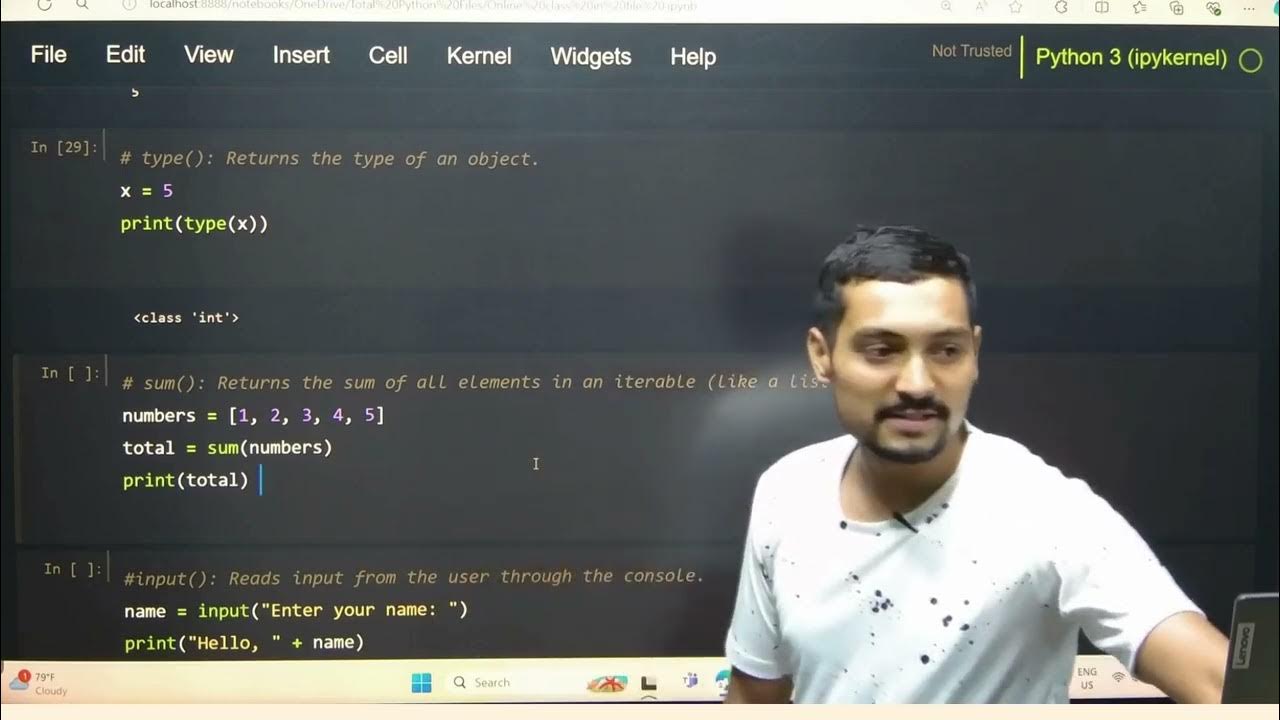 Python Bulti-in Function || Python for Data Science. - YouTube