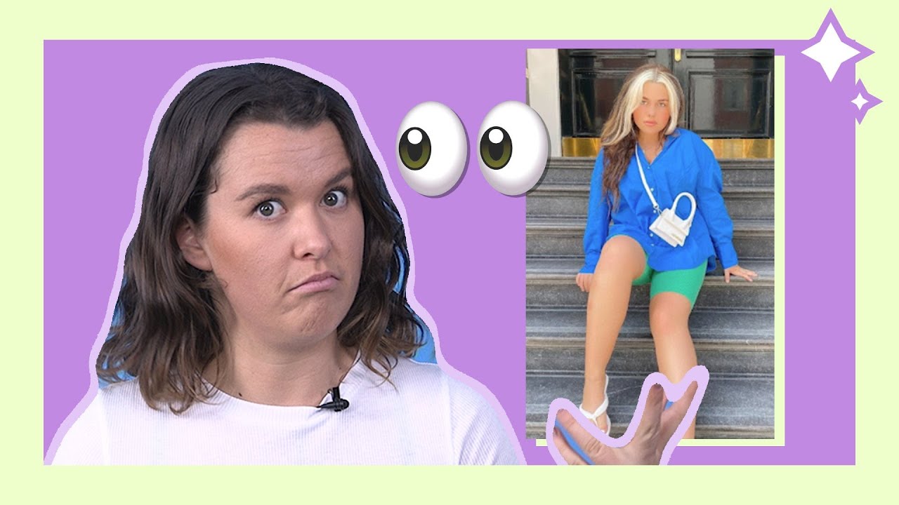 Trying The "Female Gaze" Fashion Challenge - YouTube