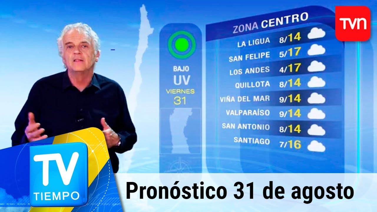 TV Tiempo | Pronóstico para este viernes 31 de agosto | Buenos días a ...