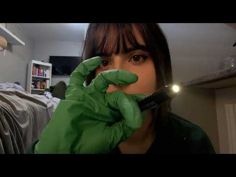 asmr simple cranial nerve exam