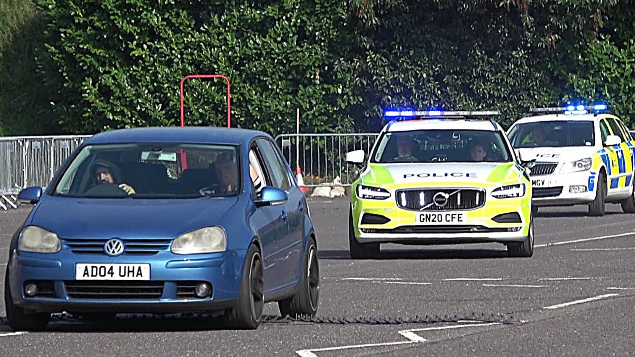 Roads Policing Unit (RPU) Traffic Units & Bike Chase Suspect Vehicle ...