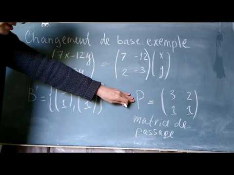 Changement de base : exemple - YouTube