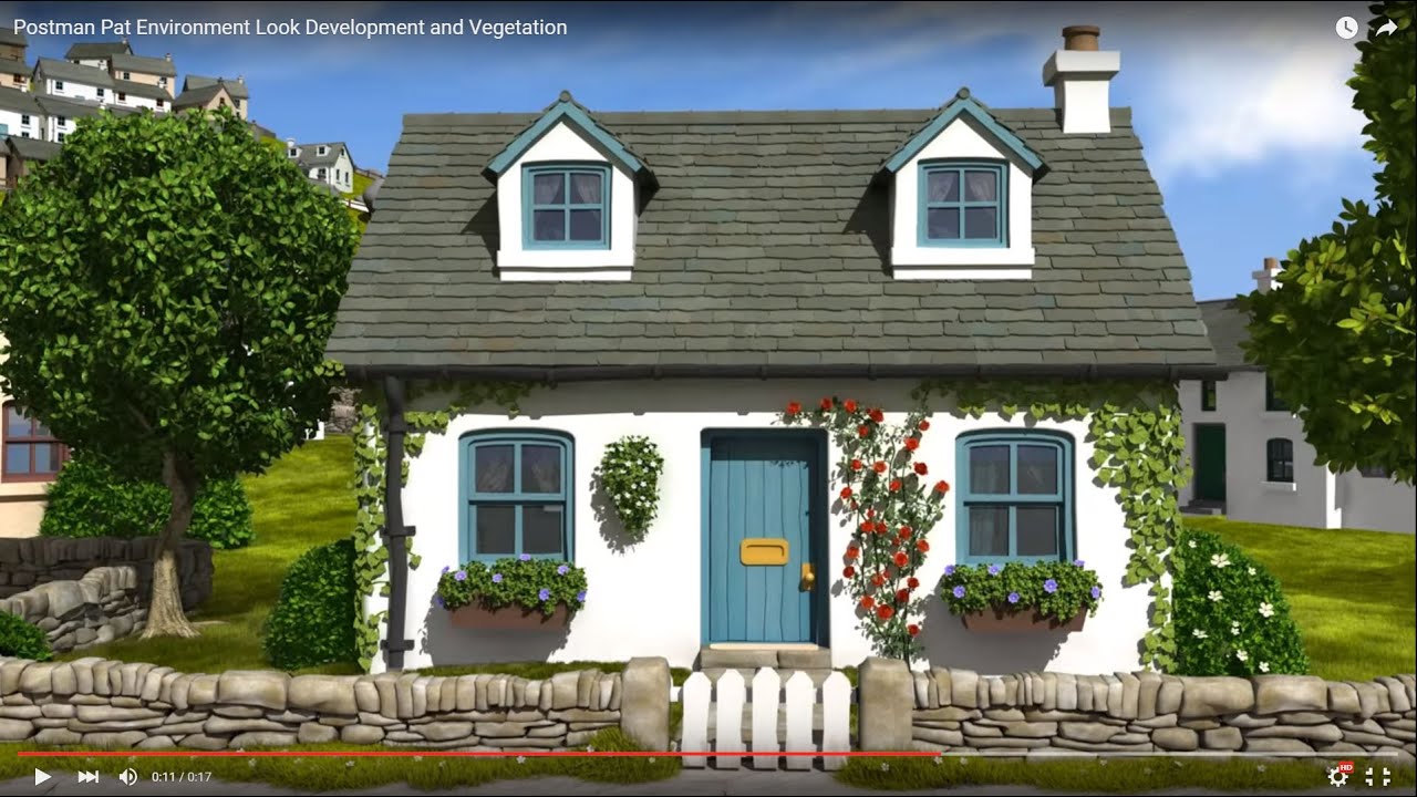 Postman Pat Environment Look Development and Vegetation - YouTube