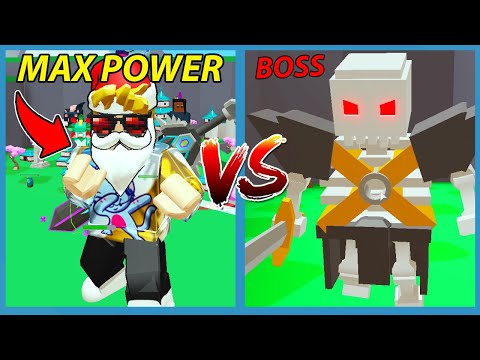 I Became The STRONGEST GOD to Fight the MAX SKELETON BOSS! - Roblox Gods of Glory