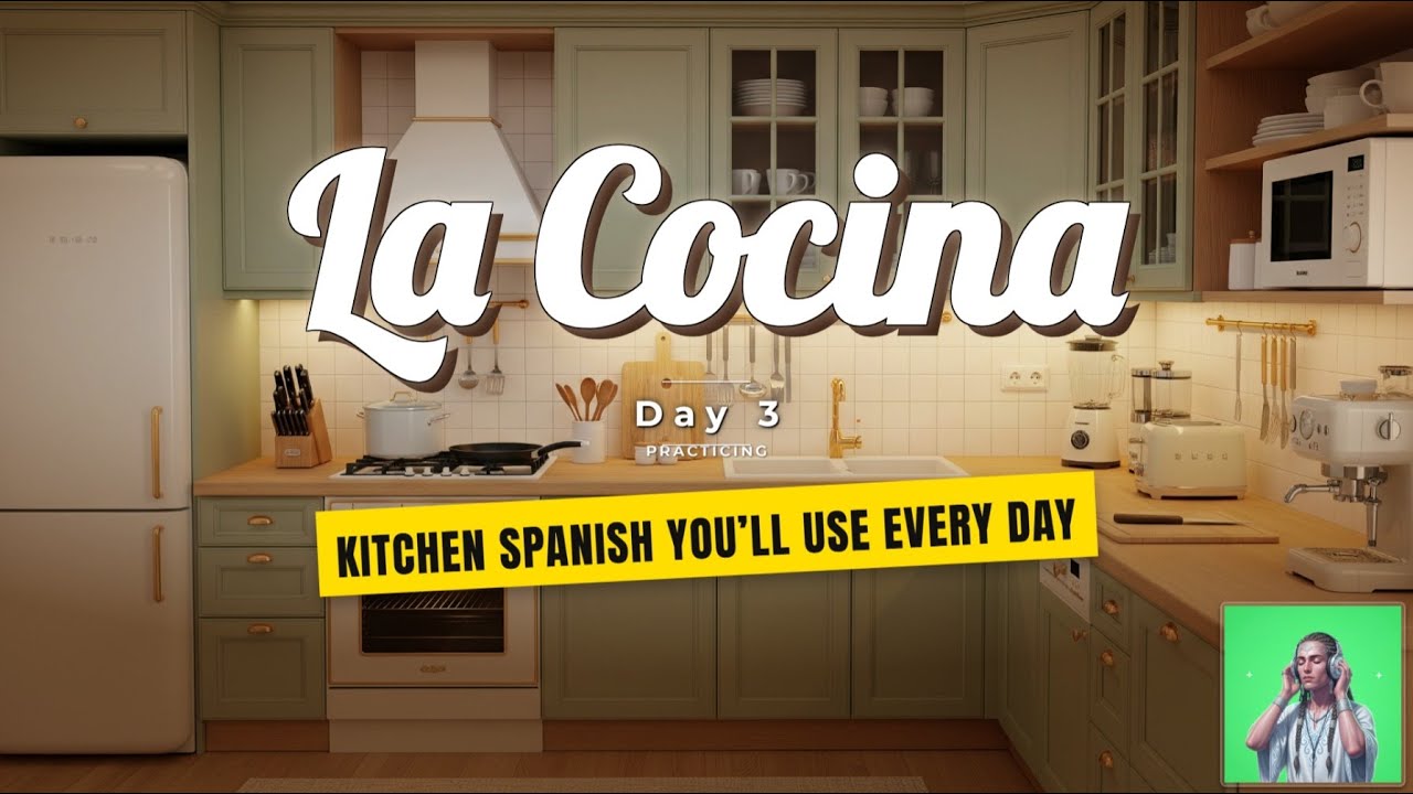 La Cocina – Learn to Speak Real Spanish (Ep. 3: Kitchen Vocabulary ...
