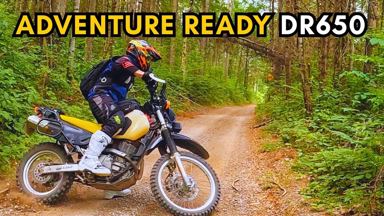 Modify Your Suzuki DR650 Into a Adventure Machine - YouTube