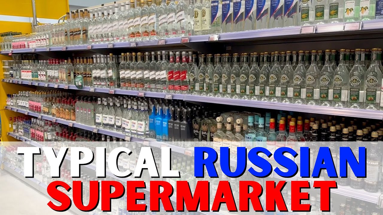 Typical Supermarket in Russia - Saint Petersburg Лента - YouTube