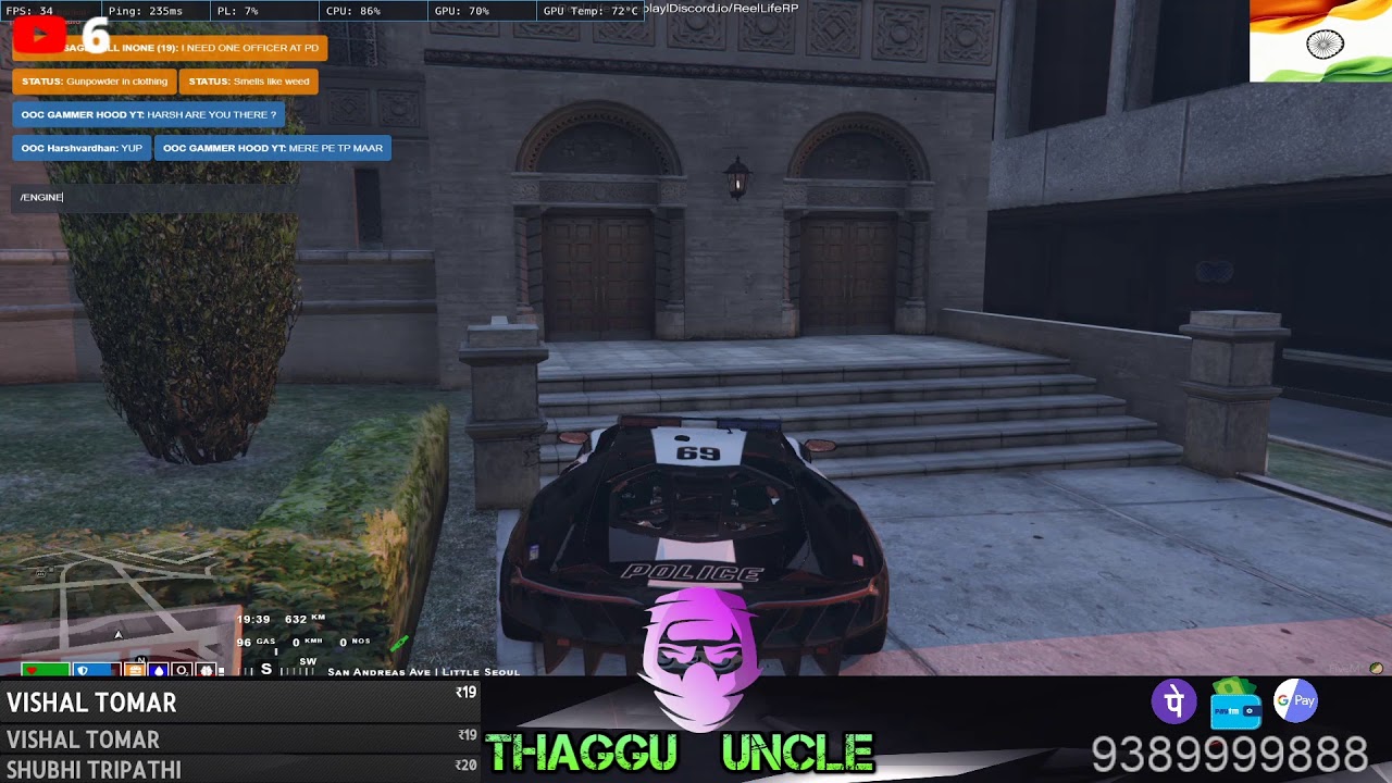 SHORT STREAM | REEL LIFE ROLEPLAY GTA5 | NEW AUDIO......... !!!! - YouTube