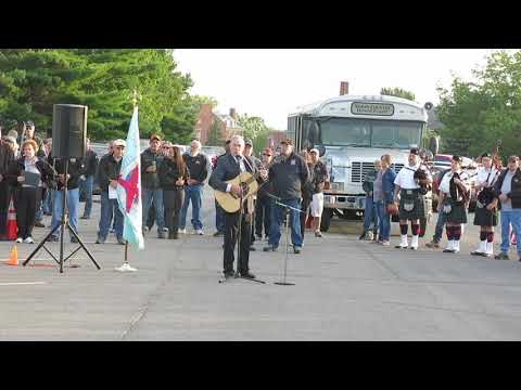 Tom Venne sings Old Army Hat at Sept. 7, 2019 North Country Honor ...