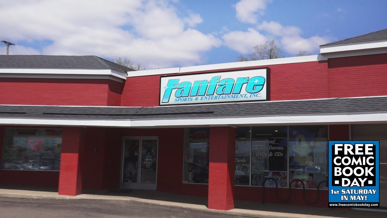 Fanfare Sports& Entertainment’s Free Comic Book Day Event! - YouTube