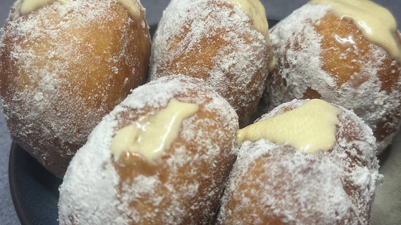 Milky Doughnut Recipe | viral doughnut with milky filling - YouTube