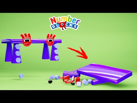 Numberblocks but EVERYONE is a TABLE (Falling Apart Version) - YouTube