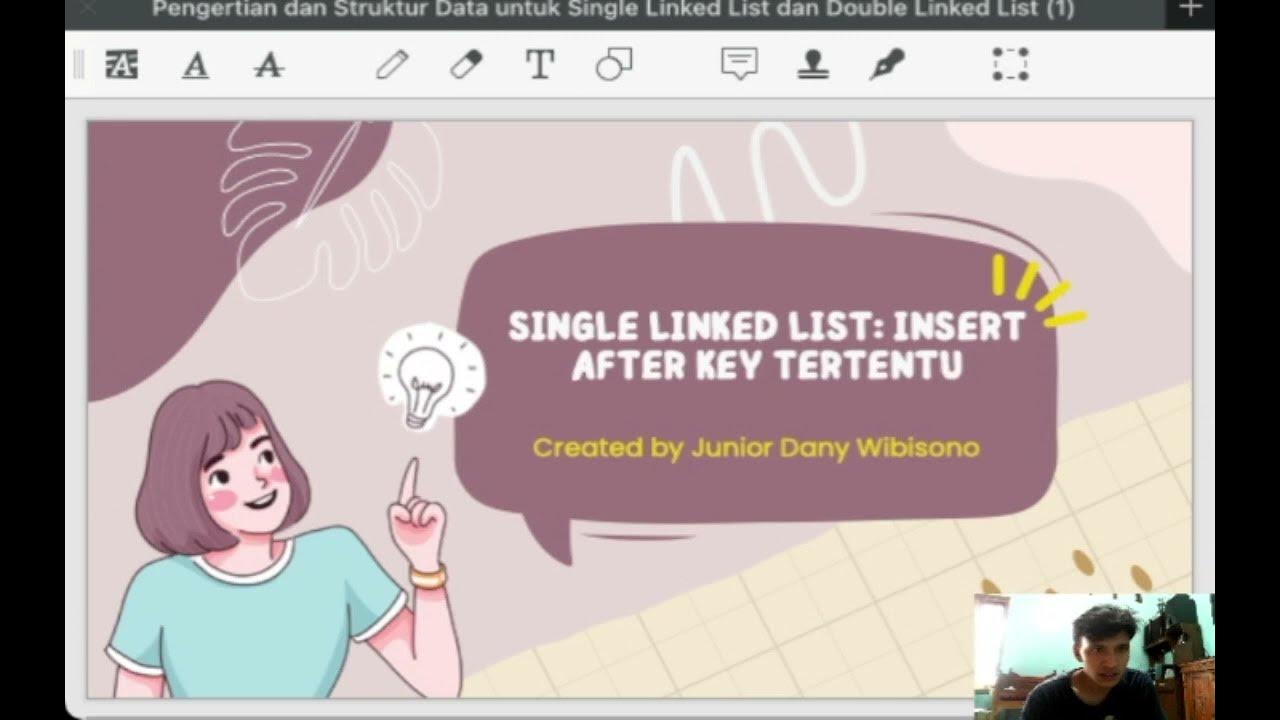 SLL Insert After Key Tertentu - YouTube