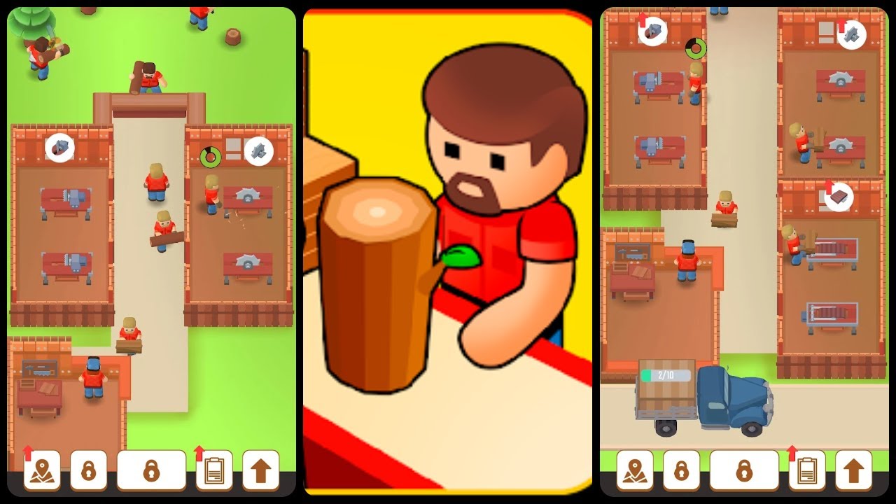 Timber Workshop (Gameplay Android) - YouTube