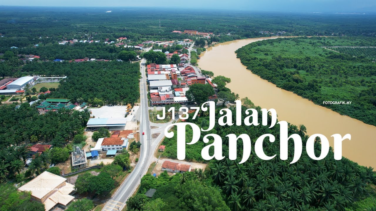 J137 Jalan PANCHOR | Malaysia Drone View 4K - YouTube