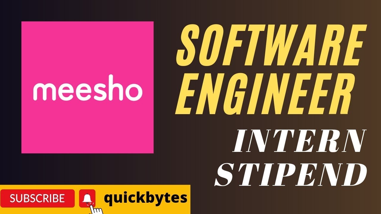 #Meesho software Engineer intern stipend #quickbytes #sde #internship ...