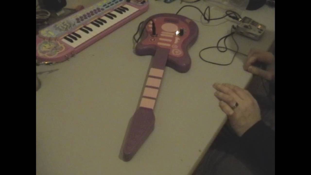 Circuit Bent Barbie Guitar by freeform delusion - YouTube