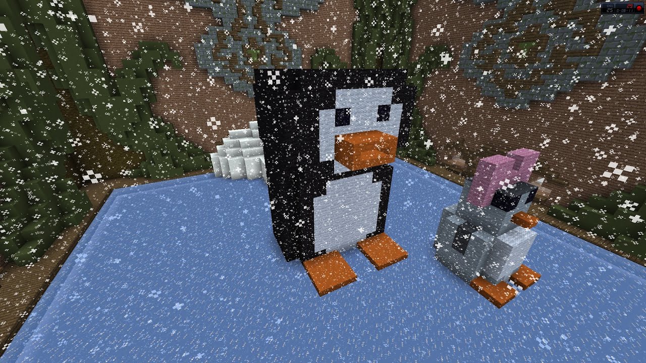 Hypixel: Build Battle- Penguin, But Not Pingu! - YouTube