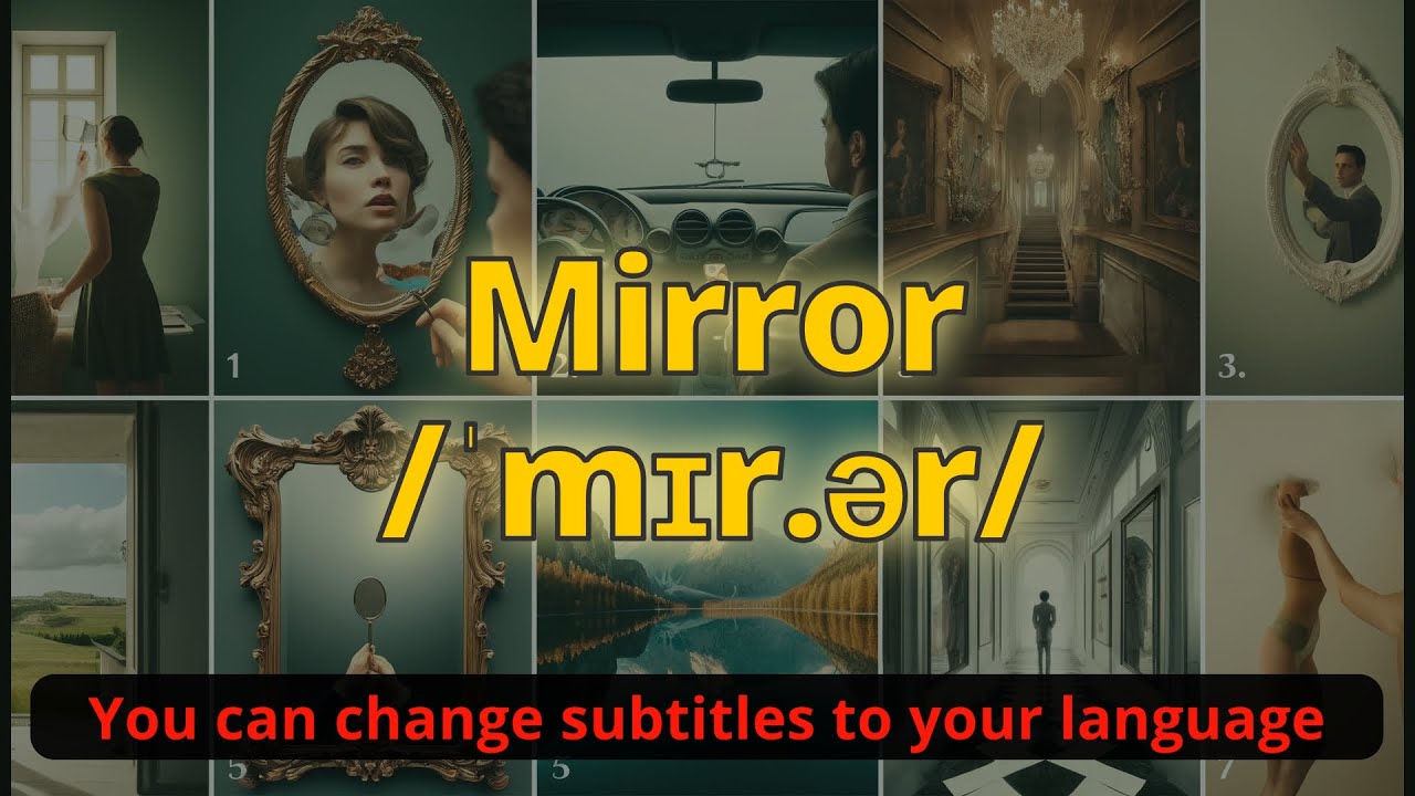 Mirror meaning with 5 examples - YouTube