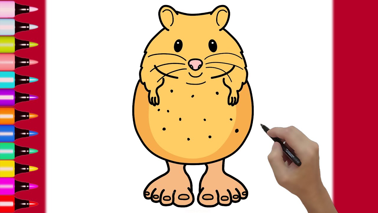 How To Draw Pipi Potato Baby - YouTube