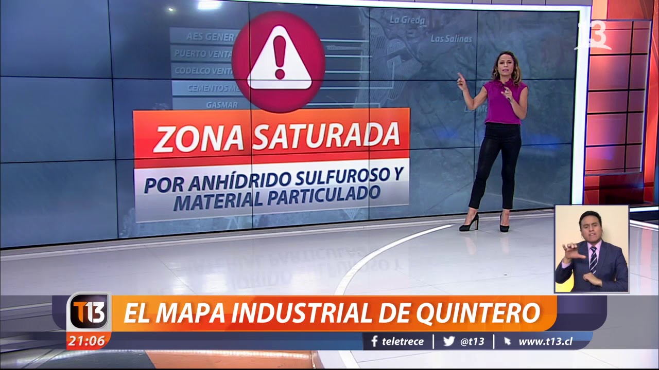 Cómo es el mapa industrial de Quintero - YouTube