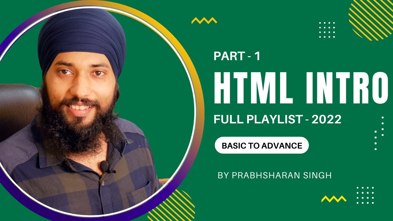 1 Introduction To Html Tutorial For Beginners Basic To Advance Course In Hindi 2022 Updated