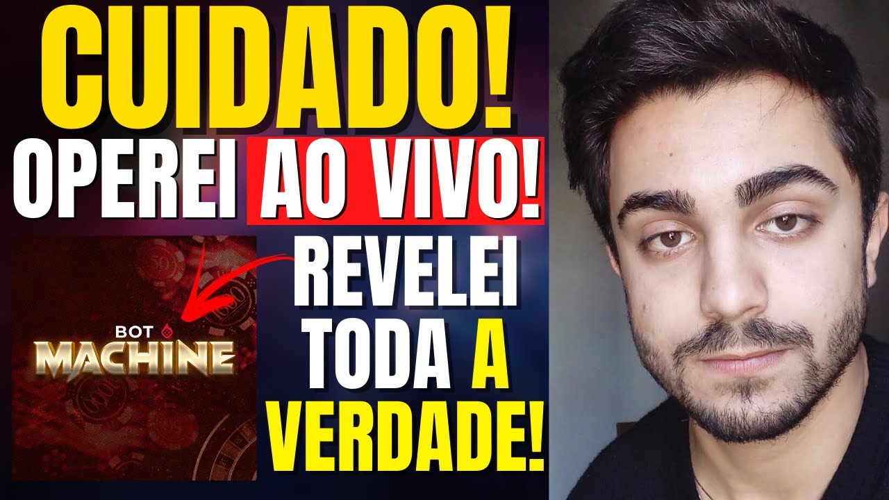 BOT MACHINE AO VIVO - Mostrei POR DENTRO o Bot Machine! BotMachine É ...