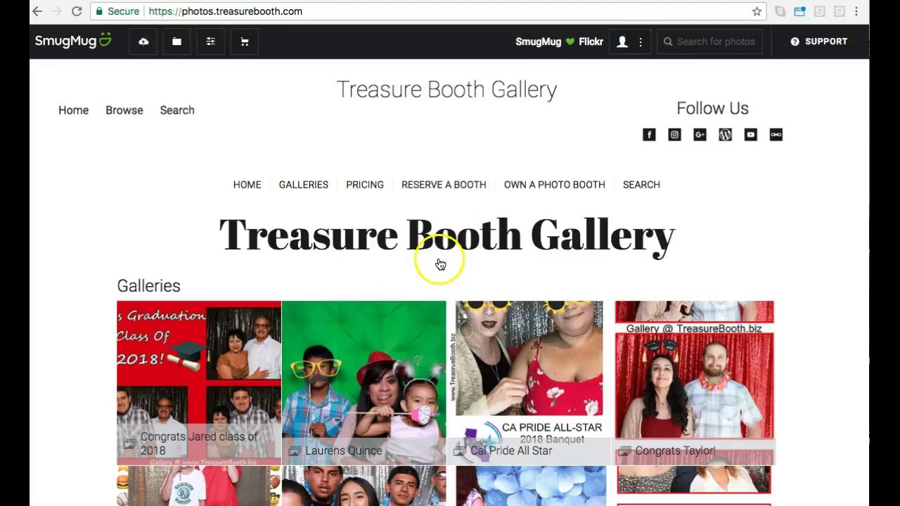 Photo Booth Smugmug Gallery Links to my website. Find my smugmug URL to ...