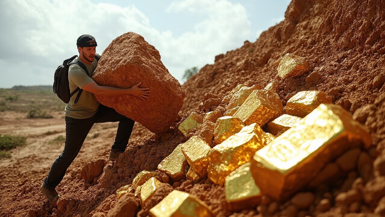 gold hunting Digging Up Hidden Treasures in the Wild! - YouTube