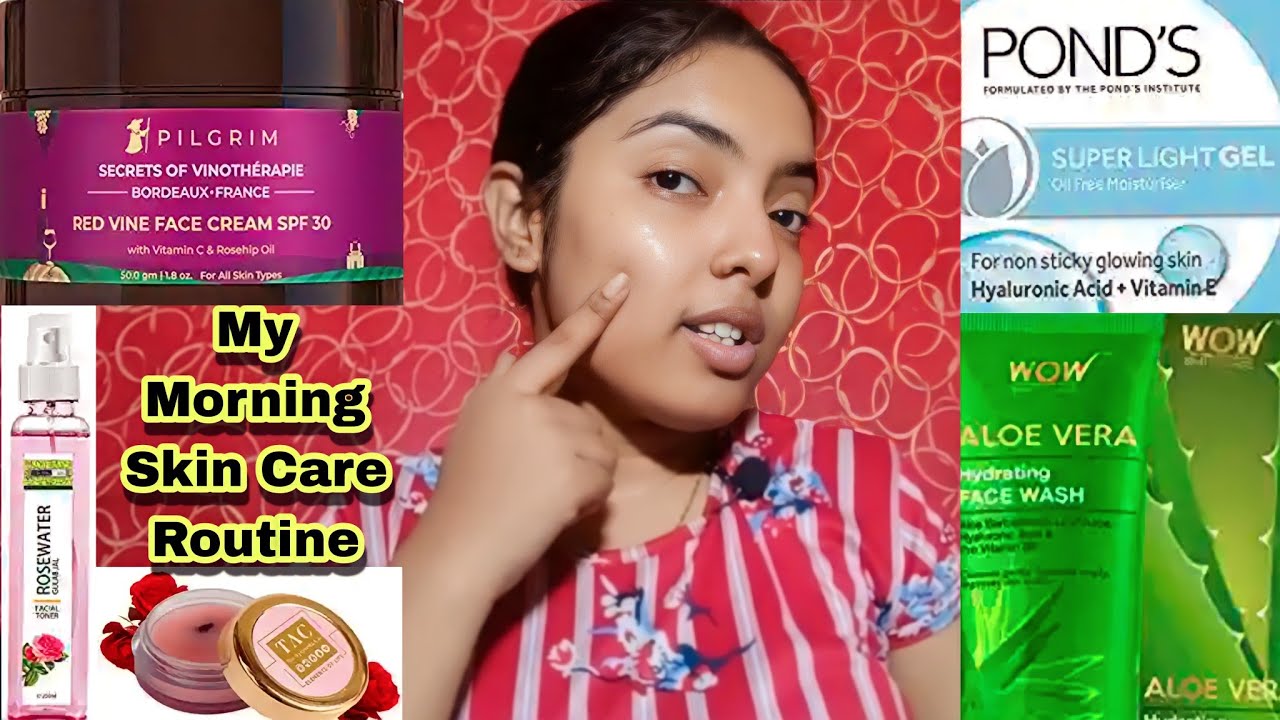 My morning skin care routine || Step by step skin care || Secret of my ...