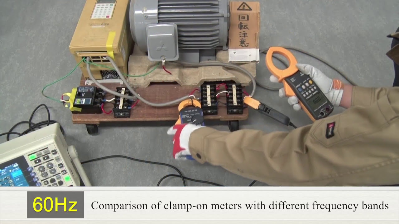 How to use and select a clamp meter: Differences in current values due ...