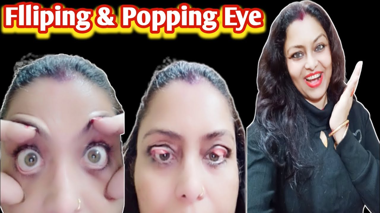 Flliping Eyelid & Popping Eye Challenge ||😋 Requested challenge video ...