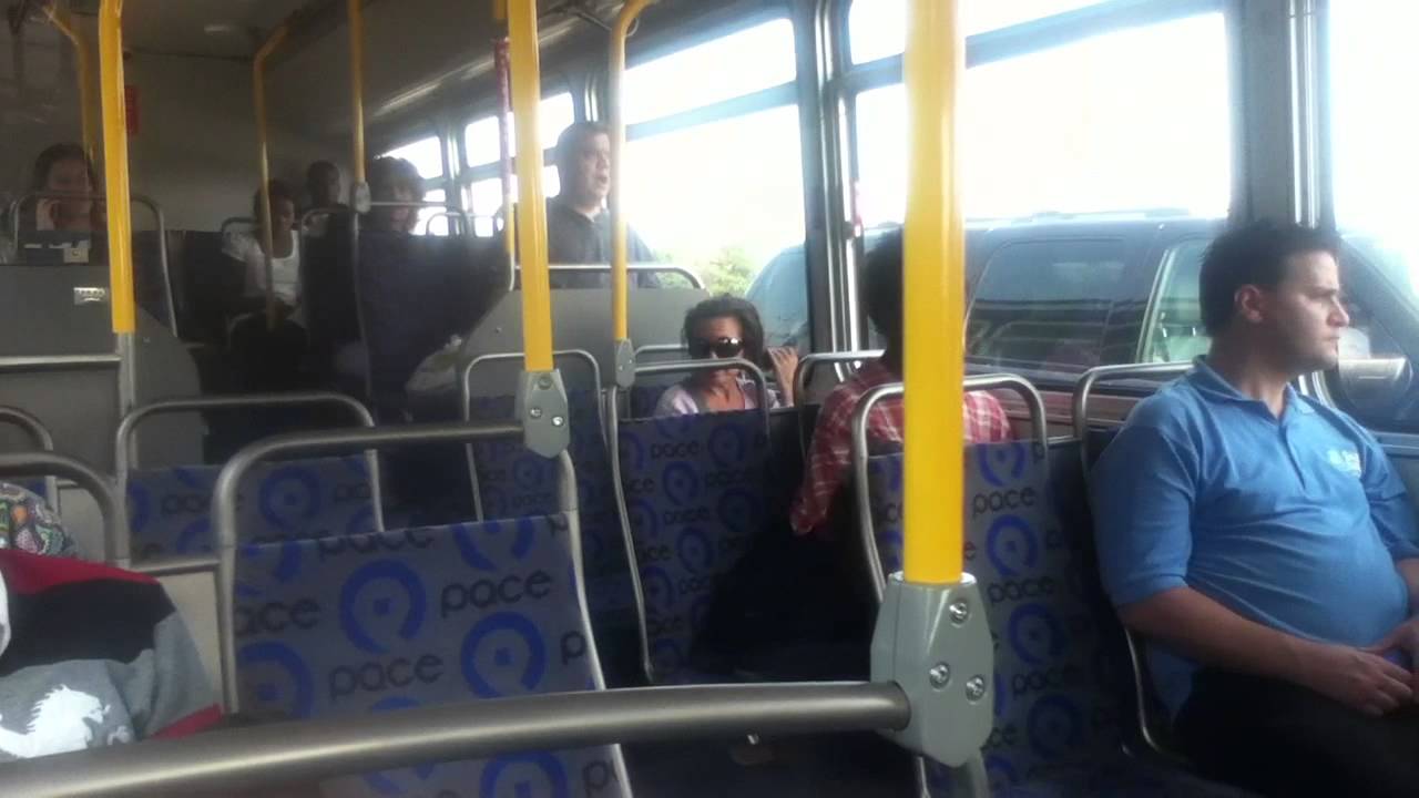 Crazy Lady Talking to Herself Out Loud on Pace Suburban Bus 322 in ...