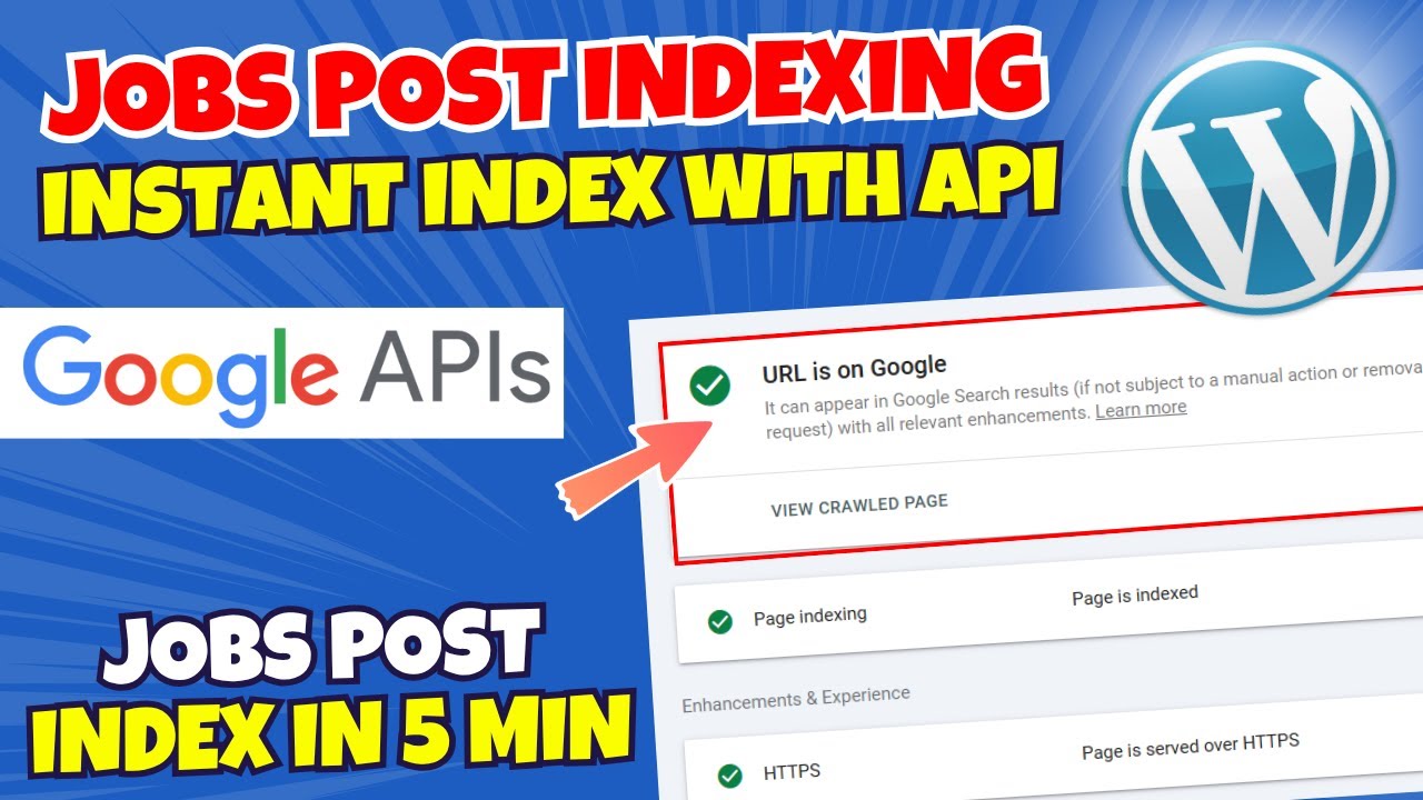 Instant Indexing Your Jobs Post with Google API (Index in 5 Min) | How ...