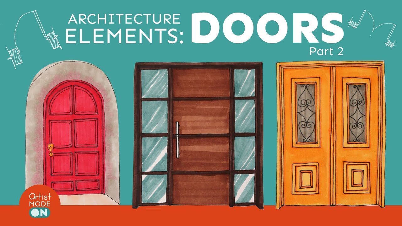 Architecture Elements: Drawing Doors | Part 2 - YouTube