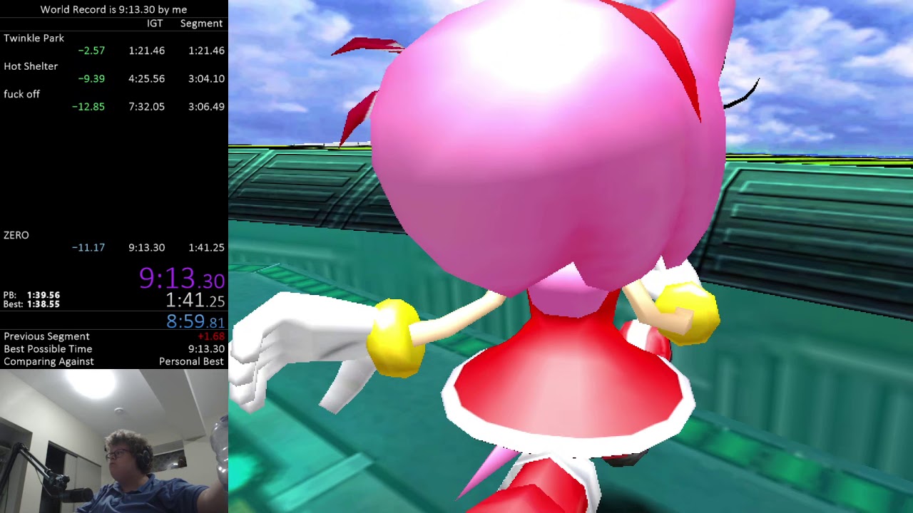 SADX: Amy's Story in 9:13.30 (8:59.81 RTA) - YouTube