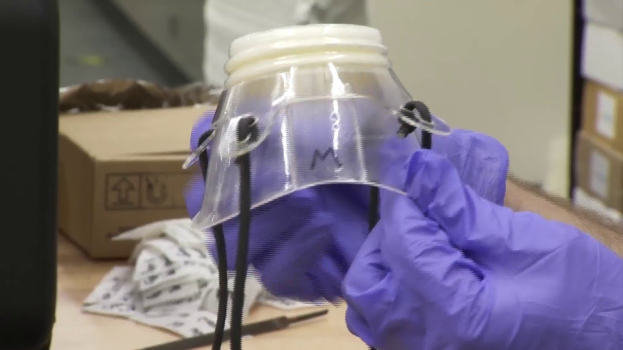 Virginia Tech researchers create reusable N95 mask alternative - YouTube