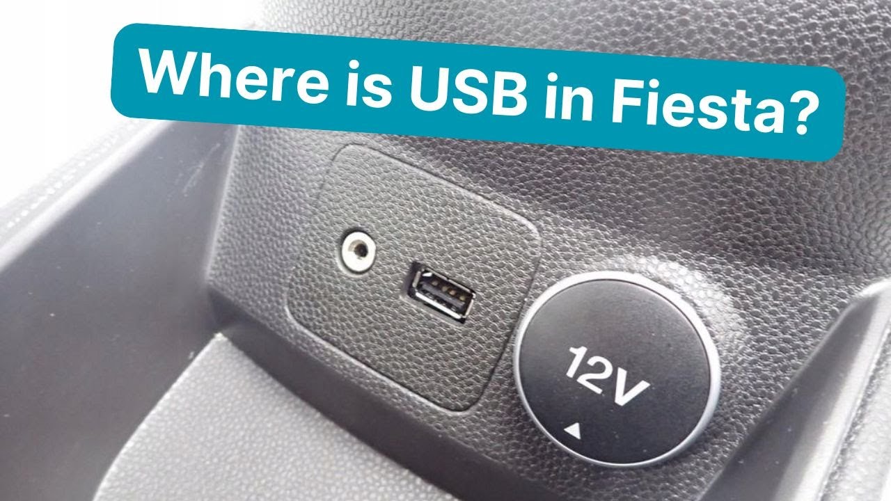 Ford Fiesta MK7 USB port location - YouTube