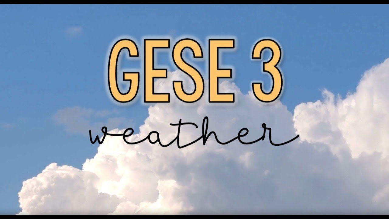 Trinity GESE 3 Weather - YouTube